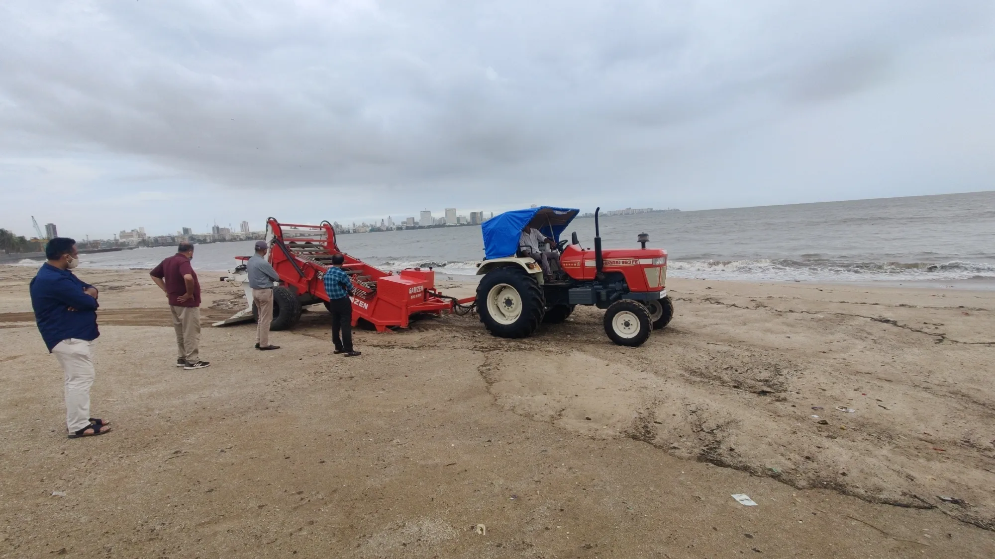 Beach Cleaning Machine Manufacturer in India | Gamzen